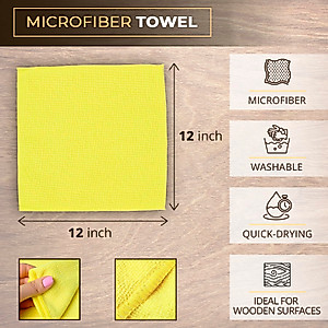 Method Daily Wood Cleaner 28oz Method Wood Polish 14 Oz, Daily Hardwood Cleaner Bundle with Microfiber Towel