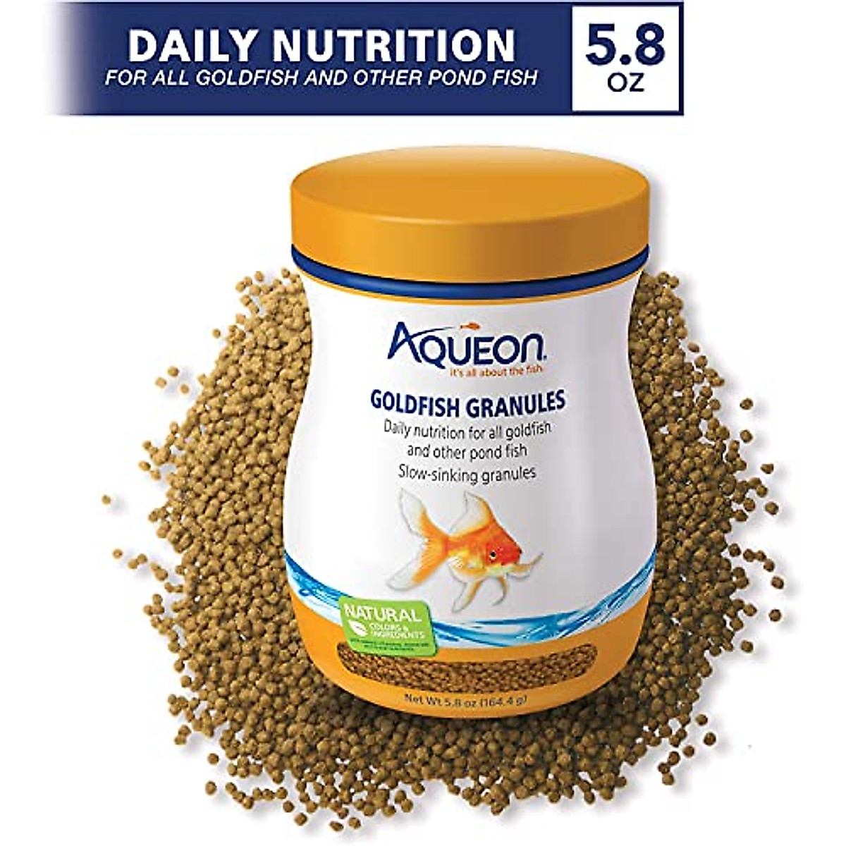 Aqueon (3 Pack) Goldfish Granules, 5.8-Ounce Each
