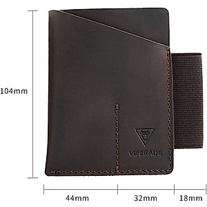 VIPERADE PJ12 Leather EDC Pocket Organizer for Belt, Multitool and Flashlight Holster, Leather EDC Holster with Pen Loop, EDC Leather Knife Sheath with Belt Clip