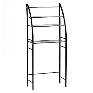 Dulce Domi 3-Shelf Bathroom Organizer Over The Toilet Storage, Bathroom Shelves Over Toilet, 27” L x 10” W x 66”H
