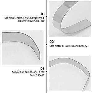 Holibanna 2Pcs Sandal Shoe Store Display Stands Shoe Retail Shop Shoe Supports Stainless Steel High Heeled Shoe Shaper Forms Inserts Silver