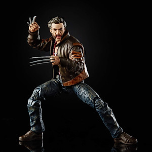 Marvel Hasbro Legends Series X-Men Wolverine 6-inch Collectible Action Figure Toy, Includes 3 Accessories, Ages 14 and Up, Brown