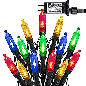 Dazzle Bright 200 LED 65FT Christmas Mini String Lights + 33FT 150 Count Christmas Mini String Lights