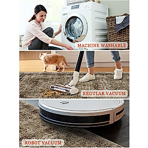 Poeti Washable Rug, Vintage 4x6 Rug with Anti-Slip Backing, Ultra Soft Area Rug, Stain Resistant Rugs for Living Room, Traditional Rug (Olive/Charcoal, 4'x6')