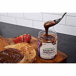 Pyure Hazelnut Spread with Cocoa 2 Net Carbs Keto Snack Gluten-Free, Peanut Free, Plant-Based Hazelnut Spread for Vegan Keto Friendly Food, 13 Ounce (Pack of 1)