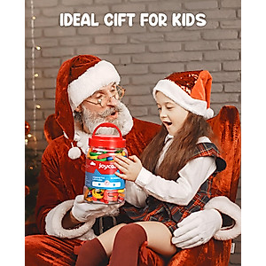 JoyCat 78 Pieces Magnetic Letters Numbers Alphabet Fridge Magnets ABC 123 Preschool Educational Learning Plastic Colorful Toy Set Uppercase Lowercase Math Symbols for Toddlers Kids