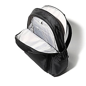 Baggallini Womens Essential Laptop Backpack, Black