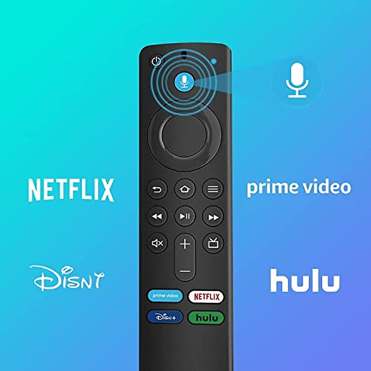 (3rd GEN) L5B83G Voice Replacement Remote for Fire TV Stick (2nd Gen/3rd Ge/Lite/4K) Fire TV Cube (1st Gen & 2nd Gen) and Fire TV (3rd Gen, Pendant Design)