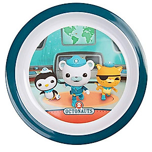Octonauts 5 Pc Mealtime Feeding Set for Kids and Toddlers - Includes Plate, Bowl, Cup, Fork and Spoon Utensil Flatware - Durable, Dishwasher Safe, BPA Free