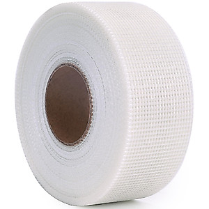 nicestrong Drywall Joint Tape (2inch X 164ft) Self Stick Repair Mesh Tape Fiberglass Drywall Patch Hole Heavy Duty Wall Repair Mesh Spackle Tape Wall Crack and Seam Repair Drywall Tape
