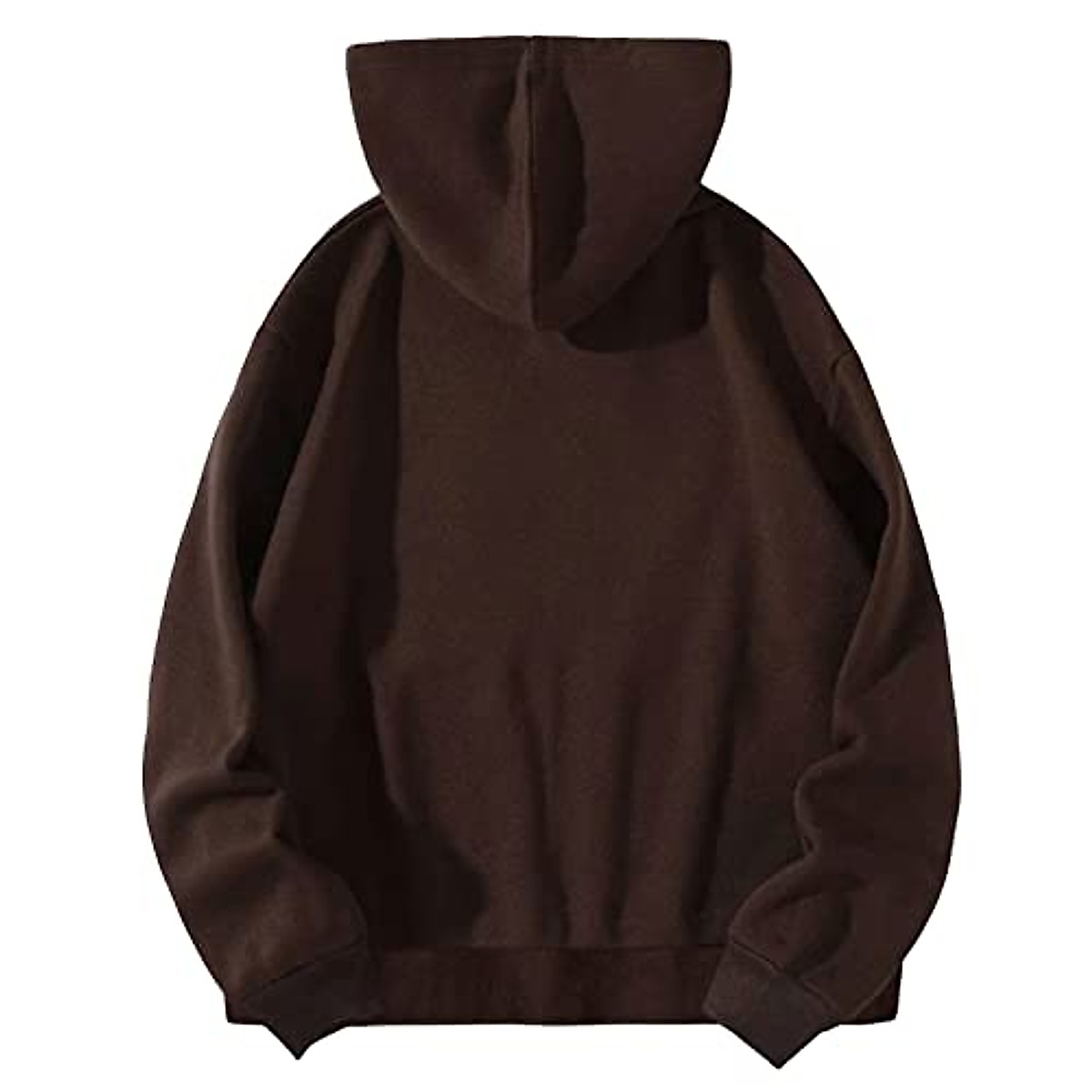 NUFIWI Women Graphic Printed Oversized Y2K Sweatshirt Zip Up Long Sleeve Hoodies Aesthetic Jacket Streetwear with Pockets(Fly Brown,Medium)