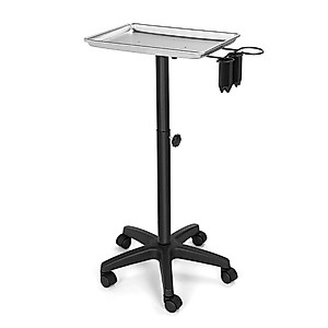 Kaleurrier Beauty Hair Salon Spa Equipment Rolling Trolley Cart Mobile Tool Storage Tray Instrument Stand