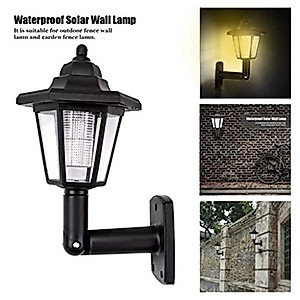 Fence Mount Wall Way Light Garden Outdoor Path LED Lamp Power Solar LED Light Indoor Christmas Lights Led Warm