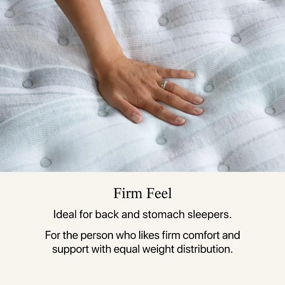 Beautyrest Harmony Lux Anchor Island 12.5" Firm Cal King Mattress - Cooling Technology, CertiPUR-US Certified Memory Foam, Recycled Materials, Supportive Pocketed Coils and Edge Support