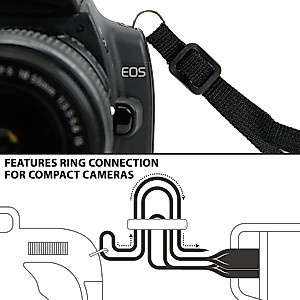 USA Gear DSLR Camera Strap Chest Harness with Quick Release Buckles, Galaxy Neoprene Pattern and Accessory Pockets - Compatible with Canon, Nikon, Sony and More Point and Shoot and Mirrorless Cameras
