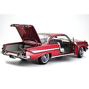 1961 Chevy Impala Sport Coupe Honduras Maroon Metallic American Collectibles Series 1/18 Diecast Model Car by Sun Star SS-2108