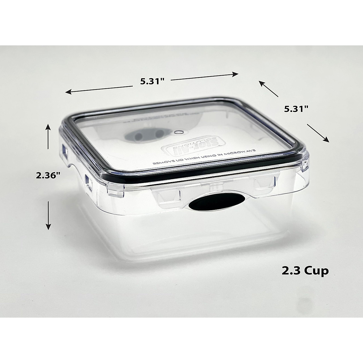 Stor-All Solutions Food Storage Containers with Lids Airtight, Plastic Meal Prep Container for Pantry & Kitchen Organization, BPA-Free, Leak-Proof, Microwave and Dishwasher Safe (12)