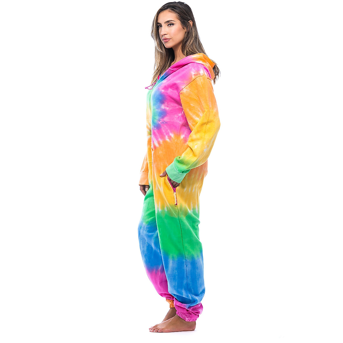#followme Adult Onesie Pajamas Jumpsuit 6439-NEW-MULTI-XXL