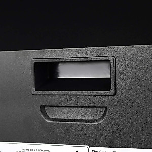 Geniqua 26" Wall Mounted Electric Fireplace Heater Adjustable 700w/1400w Log LED Flame Indoor Home Living Room Office Furniture