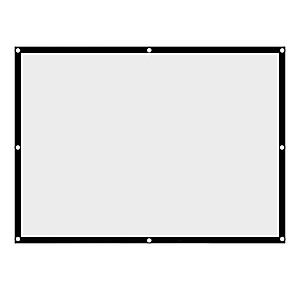 Yosoo Health Gear Portable Projector Screen, Foldable Anti-Crease Projector Movie Screen for Home Outdoor Indoor(100 Inch)