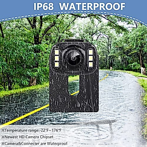 Backup Camera Rear View Monitor Kit, for Car Truck Minivan,Waterproof,Night Vision,Easy Installation, 4.3inch