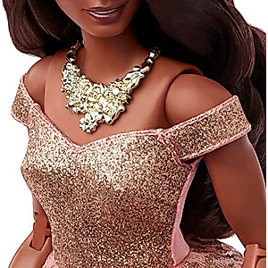Barbie The Movie Doll, President Barbie Collectible Wearing Shimmery Pink and Gold Dress with Sash (Amazon Exclusive)