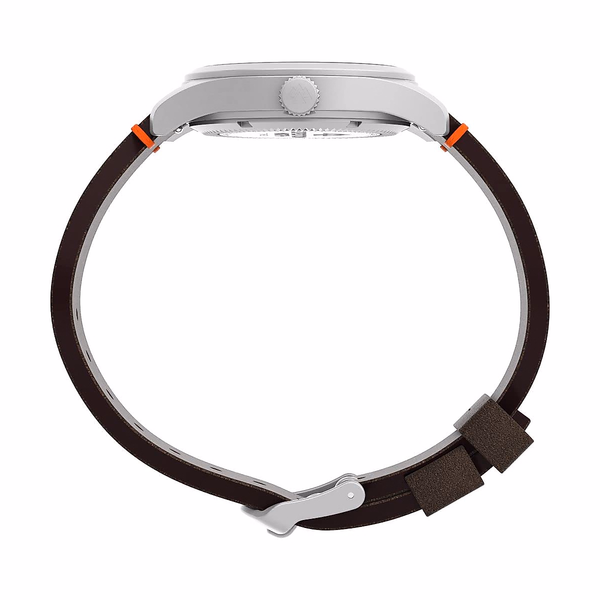 Timex Men's Expedition North Field Solar 36mm Watch - Brown Strap Black Dial Stainless Steel Case