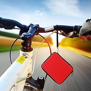 GPCT Nintendo 2DS Hard Shell EVA Carry Case Cover Bag. Protects Against Bumps/Drops/Dust/Dirt/Scratches. Protective Travel Storage Cover Pouch W/ 8 Game Holders, Double Zipper Zip Pocket- Red