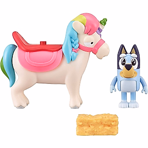 Bluey Vehicle and Figure Pack, 2.5-3" Articulated Figures - Unipony (13050)