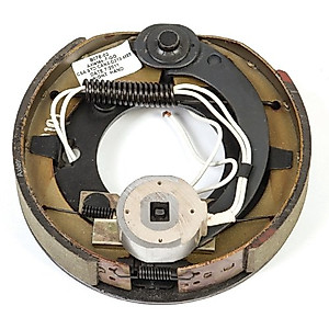 Husky 30788 Black Painted 7" x 1.25" Right Hand Electric Brake Assembly - (600 lb. to 2200 lb. Axle Capacity)