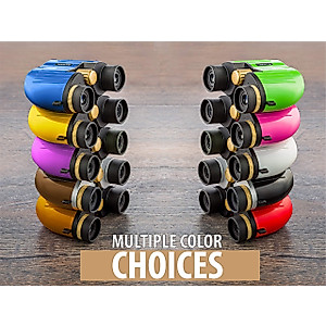 Outdoor Exploration Kit, Children’s Toy Binoculars, Great Kids Set for Camping, Hiking, Educational and Pretend Play - Toys Kids for Boys & Girls Age 3-12 Year Old Camping Hiking (Purple)