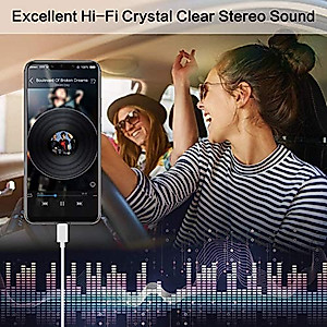 [Apple MFi Certified] 2Pack iPhone 13 Headphone Jack Adapter, Lightning to 3.5mm Aux Audio Jack Adapter Dongle Cable Stereo Earphone Connector Converter for iPhone 12/11/XR/X/8/7/SE Call+Music Control