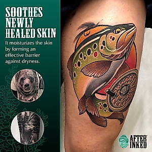 After Inked Tattoo Aftercare Non-Petroleum Jelly - With Grape Seed Oil, Essential for Tattoo Kit, PMU & Piercing Aftercare - Multipurpose Ointment - 7g Reclosable Packet (50-Pack)