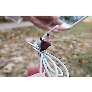 Magnetic Animal Cable Wraps - Multipurpose - Flexible and Durable - Hedgehog and Elk