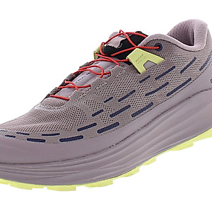 Salomon Ultra Glide Womens Shoes Size 7, Color: Quail/Yellow Iris/Fiery Red
