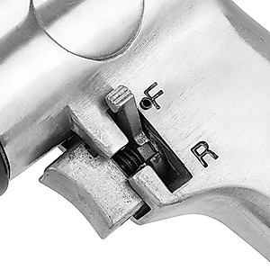 Air Drill 3/8,3/8Pneumatic Drill, 1700rpm 10mm High-speed CW/CCW Reversible Air Drill Pneumatic Drilling Tool for Furniture, Hardware, Machinery Production