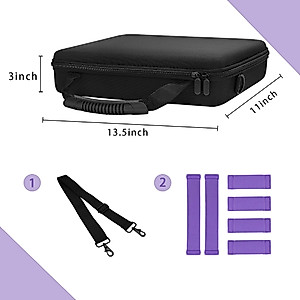 TPCY Extra Large Cards Case, Can Store 2400 Cards.Compatible with PM TCG Cards/C. A. H./YuGiOh/Magic The Gathering Trading Card Game and All Other Card Games (Purple)