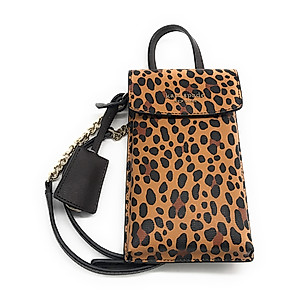 Kate Spade New York Spencer Leopard North South Phone Crossbody
