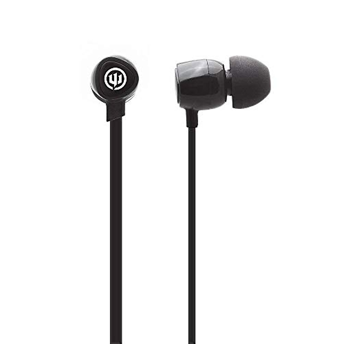 Wicked Audio Omen Wireless — Bluetooth Earbuds with Microphone and Track Control — Wireless Earbuds, Noise Isolating, in Ear Headphones — Black