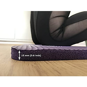 Sargoby Fitness Yoga Knee Pad 0.6 inch Thick Pilates Yoga Knee Pads Cushion to Provide support to knee cushion pilates Elbows Forearms & Wrists Workout Knee Pads