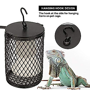 Heat Lamps, for Warming The Reptile, for Aquarium Home, No Harm, Soft Light, Reusable, Durable, for Lizard Snake Chameleon Turtle Bird Chicken, Wont Affect The Living Habits, 2 Colors (White)