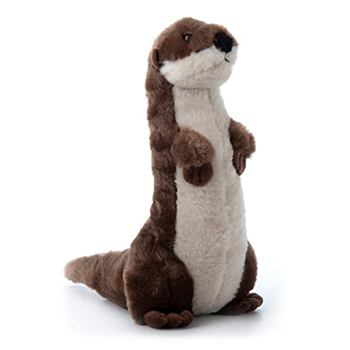 The Petting Zoo River Otter Stuffed Animal Standing, Gifts for Kids, Wild Onez Zoo Animals, River Otter Plush Toy Standing 14 inches