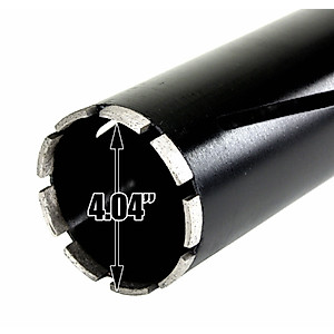 Steel Dragon Tools 4" (102 mm) Dry Diamond Concrete Core Drill Bit