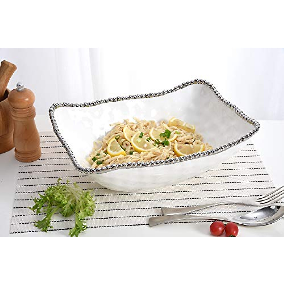 Pampa Bay Porcelain Deep Serving Bowl (White)