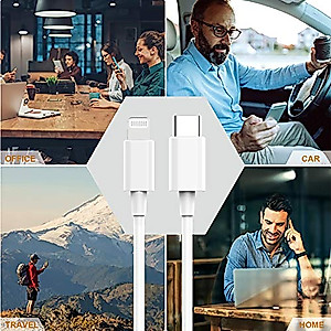 Suswillhit USB C to Lightning Cable 3Ft Apple MFi Certified Power Delivery Fast Charger Cord for iPhone 12/12 Mini/12 Pro/12 Pro Max/11 Pro/11 Pro Max/X/XS/XR/XS Max/8/8 Plus/iPad/AirPods