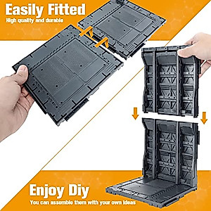 DIY Mechanical Chain Action Base Machine Nest kits for MG 1/100 Gundam Model W/Decals Set of 4