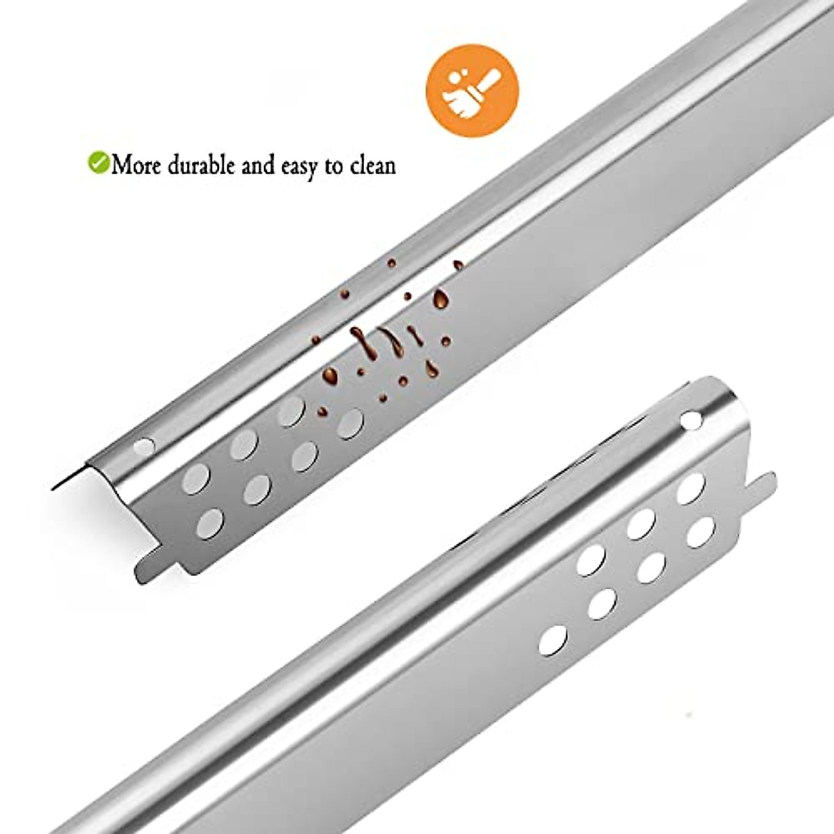 Grill Replacement Parts for Charbroil Performance 475 4 Burner 463347017 463361017 463673017 463376217 463342119 463376018P2 G470-0004-w1 Gas Grill,Heat Plates Burner Grills Adjustable Crossover Tube