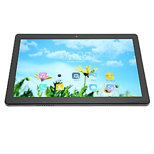 Honio 10.1 Inch Tablet, Octacore CPU Processor Tablet 10.1 Inch 6G RAM 128G ROM 100-240V (Black)