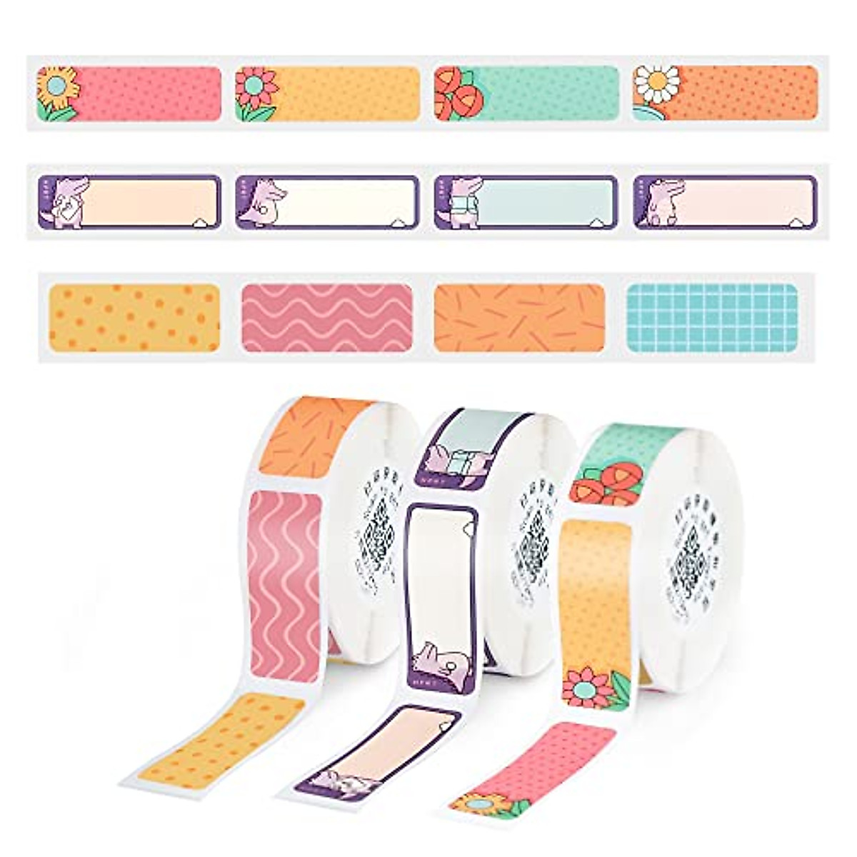 HPRT Label Maker Machine with 4 Tapes, H11 Bluetooth Cute Label Makers, Compatible with Android iOS Waterproof Multiple Templates for Home Organization Office Labeling Inkless