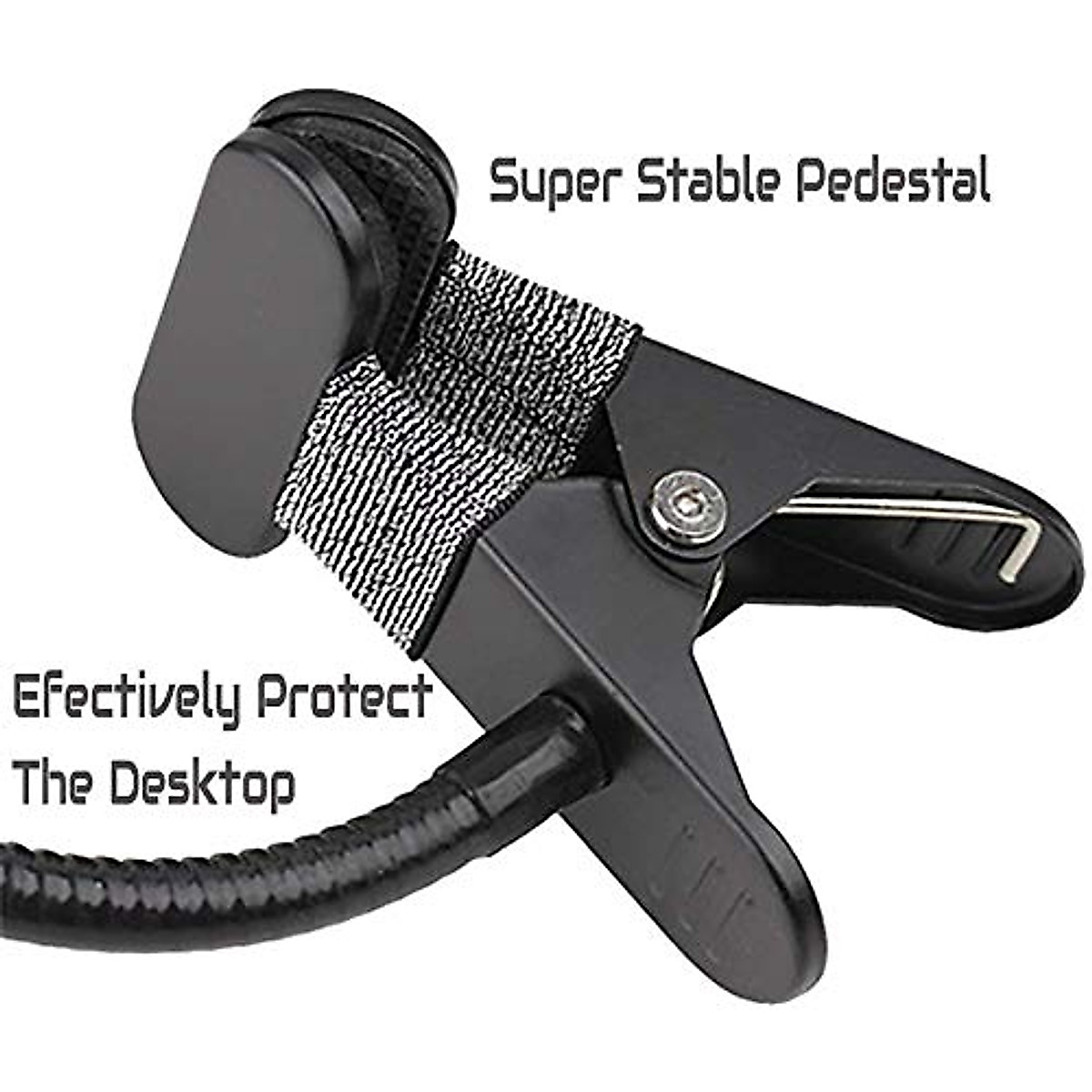 Agoz Cell Phone Holder Gooseneck Mount, Lazy Clamp Clip Flexible Phone Stand for Office Desk Bed iPhone 15 Pro MAX, iPhone 14, 13, 12, 11 XS XR, Samsung Galaxy S24 S23 S22 S21 Ultra Note 20 10 A54 A14